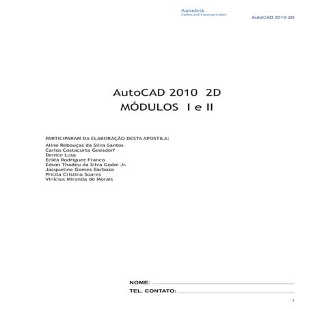 1 apostila-auto cad-2010-completa | PDF