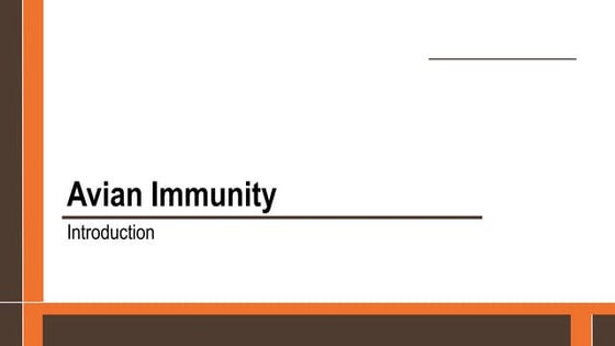 Immunity of chicken | PPT
