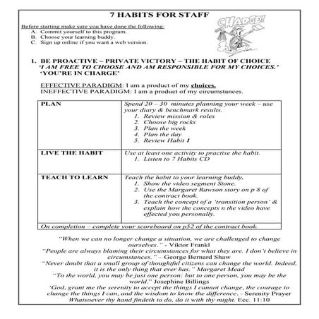 1. Be Proactive | PDF | Healthy Living