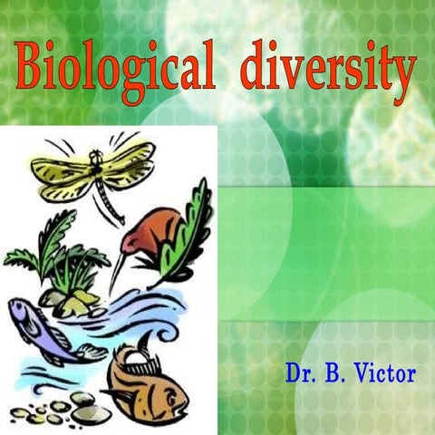 biological diversity | PPT