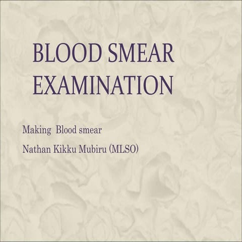 1 blood-smear | PPT