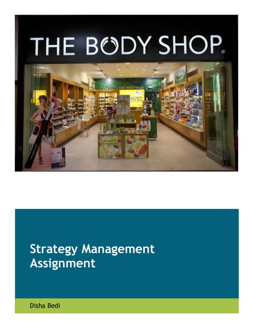CSR _Case Study_The Body Shop | PDF