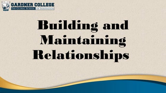 Healthy relationships | PPTX