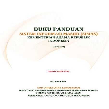 buku-panduan-simas-2014-depag-kua | PDF