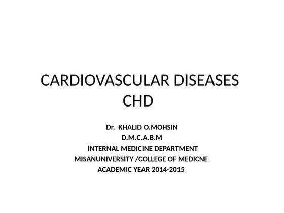 Lesion characteristic according to ahaacc classification | PPTX