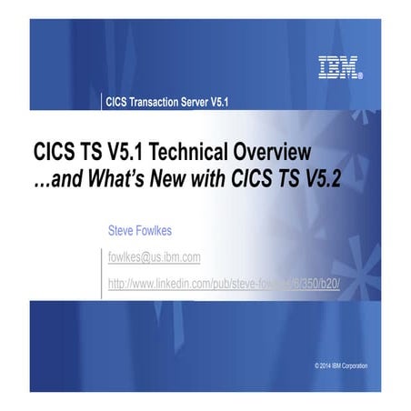 Cics Ts V5 Technical Overview Ppt 6136