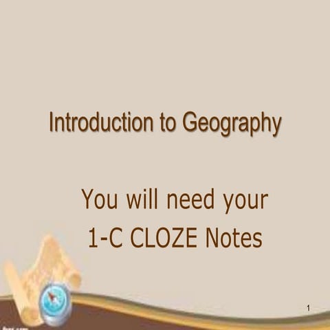1 c intro to geography 2013 2014 | PPTX