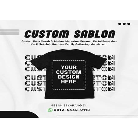 Promo, WA 0812-6462-0118, Jasa Sablon Baju Couple Keren di Medan ...