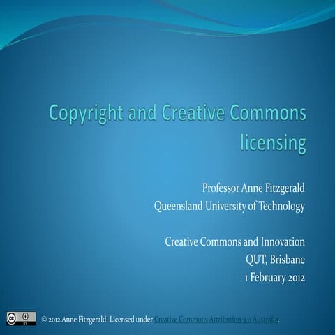Copy right and creative commons | PPT