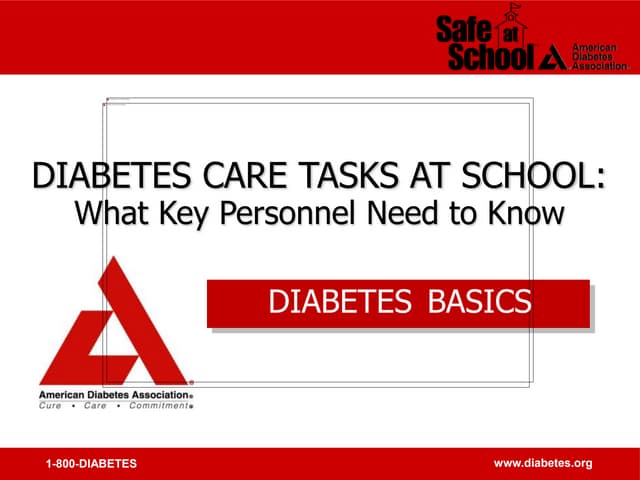 diabetes-basics.ppt presentation to school children | PPT