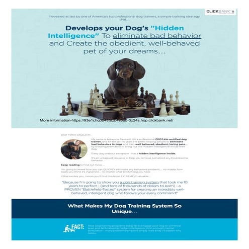 Develops your Dog's "Hidden Intelligence | PDF