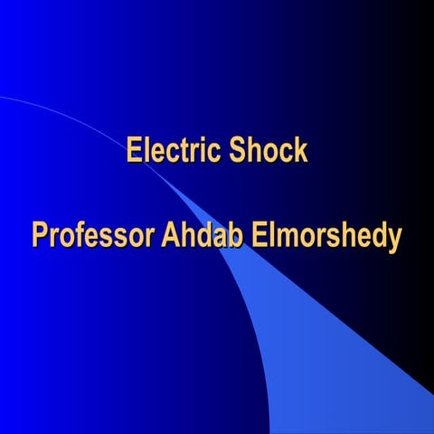 Electric Shock-Ahdab | PPT