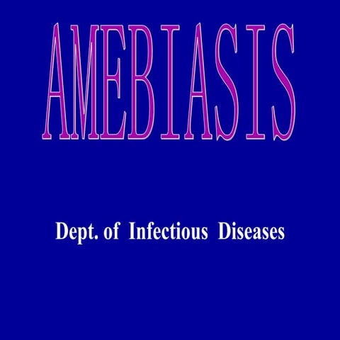 Intestinal and extraintestinal amoebiasis | PPTX