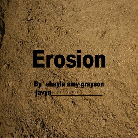 1 Erosion | PPT