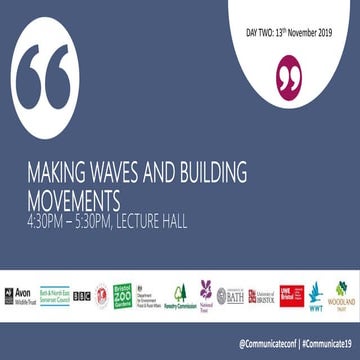 Making Waves and Building Movements | PPT