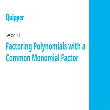 1-Factoring Polynomials with a Common Monomial Factor.pptx