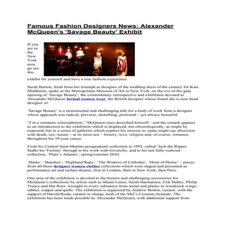 All about Alexander McQueen | PPTX