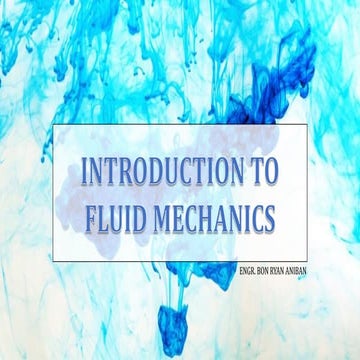 Hydraulics Lesson 1 The Fluid Properties | PPTX