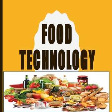 1-Food Technology and food processing practices.pptx