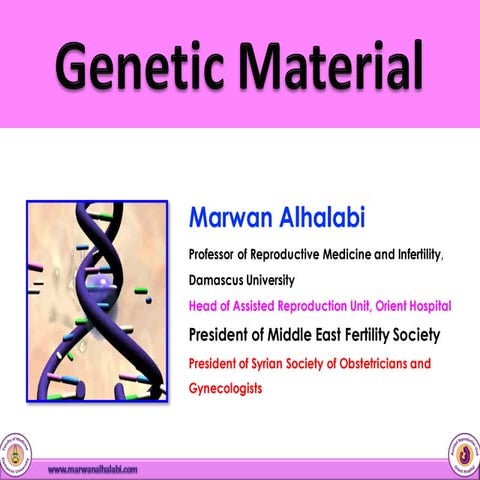 Genetic Material | PDF