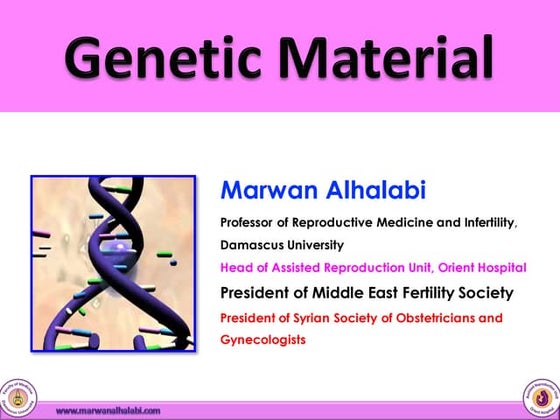 THE GENETIC MATERIAL | PPT