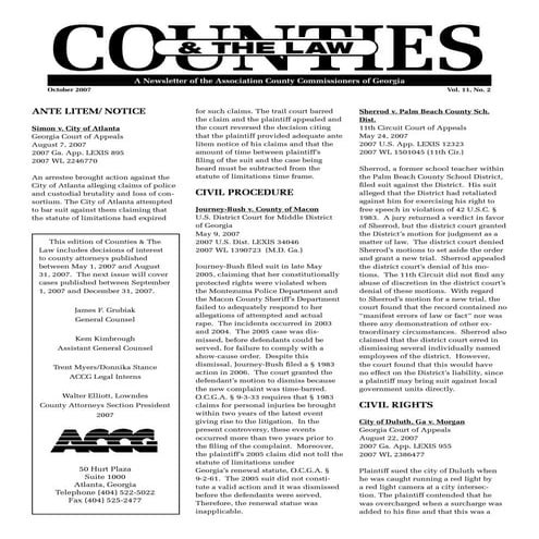 1 great resource-anti litem notice-civil procedure- | PDF