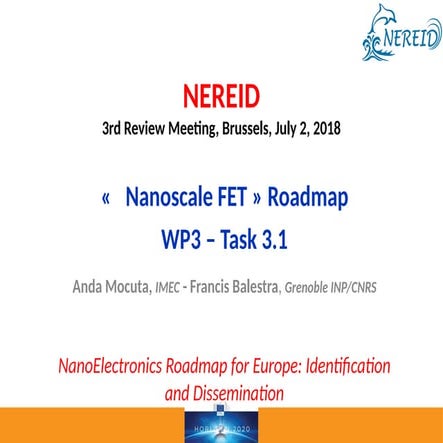1-H2020-NEREID_RM3_T3.1Nanoscale-FET.ppt