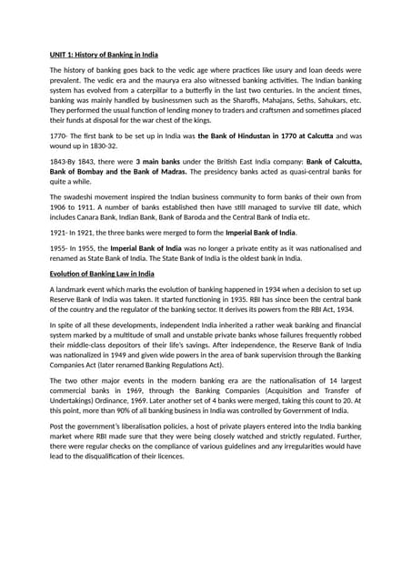 INTRODUCTION TO BANKING | PPT