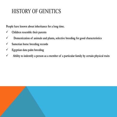 1 history of genetics | PPT