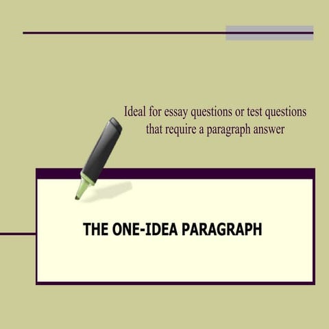 8P One-Idea Essay IEC Pattern 09 | PPT