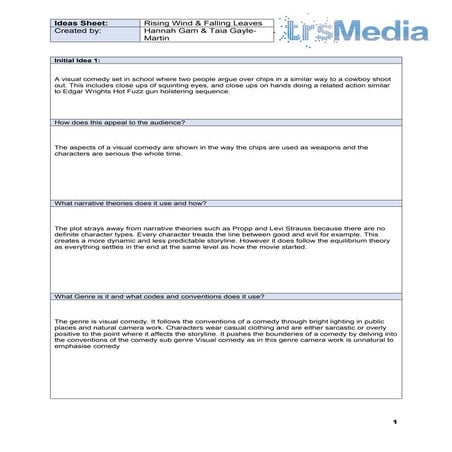 IDEAS GENERATION | PDF