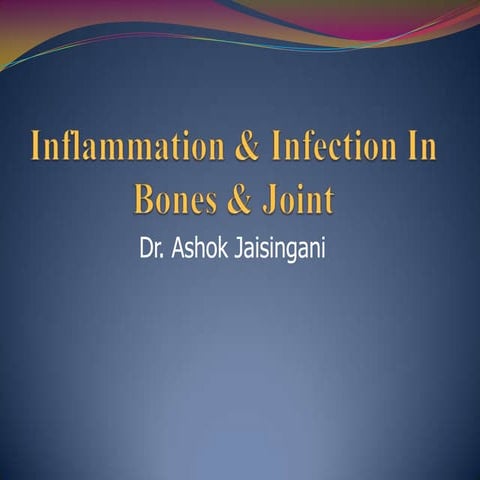 Inflammation & Infection in bones & joint | PPTX