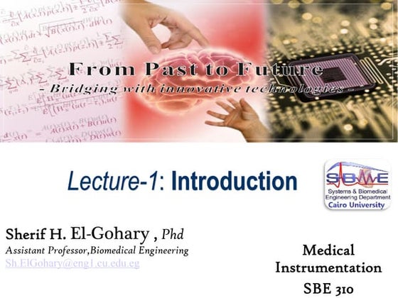 INTRODUCTION TO BIOMEDICAL ENGINEERING AND INSTRUMENTATION | PPT ...