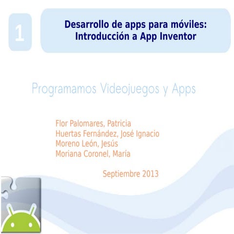 Taller app inventor | PPT