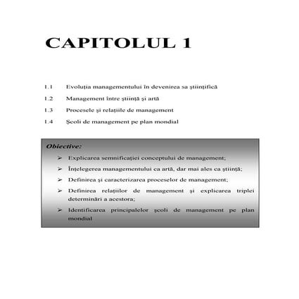 1 Introducere In Management | PDF