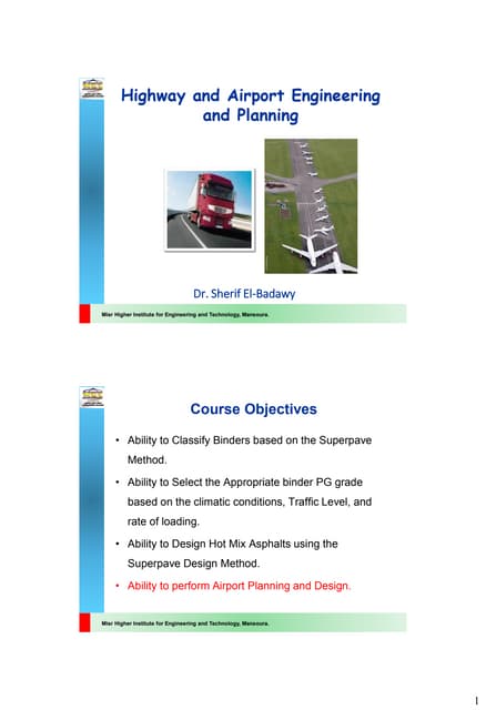 Lecture 5: Railway Engineering ( هندسة السكك الحديدية ) Dr. Alaa Gabr | PDF