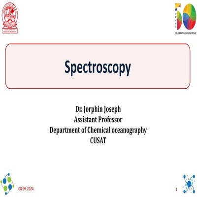 1-Introduction to spectroscopy a basic idea | PDF