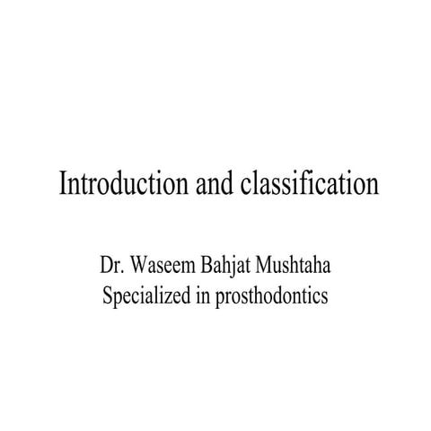 1 introduction-and-classification | PPT
