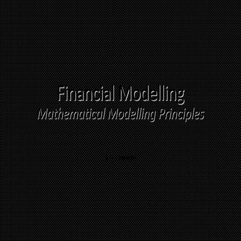 Mathematical modelling ppt | PPTX