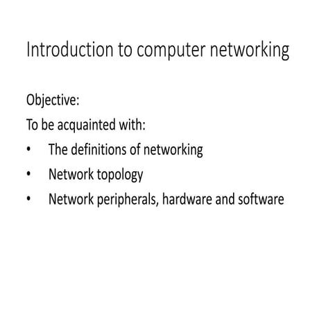 1 Introduction To Computer Networkingpdf Computer Networking Computing