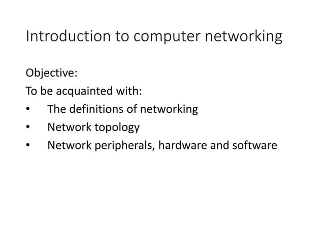 1 Introduction To Computer Networkingpdf Computer Networking Computing