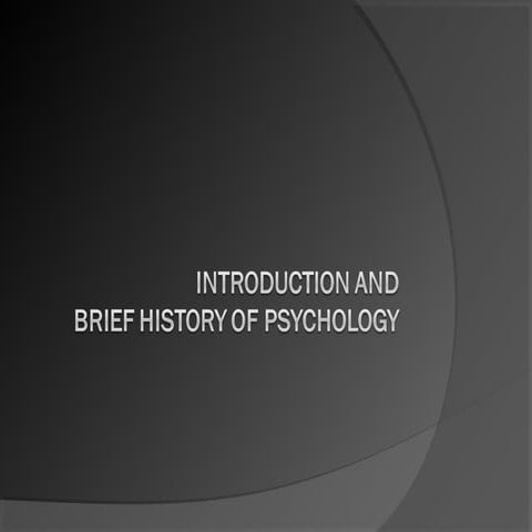 Chapter 1: PSYCHOLOGY | PPTX