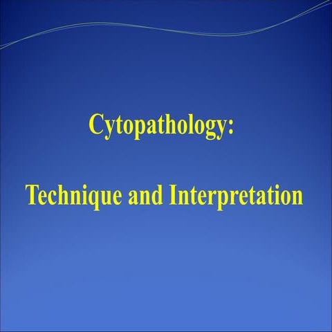 1- Introduction of cytopathology (1).pptx