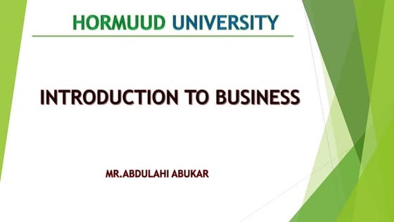 1.1 introduction to business management | PPTX | Business | Business ...