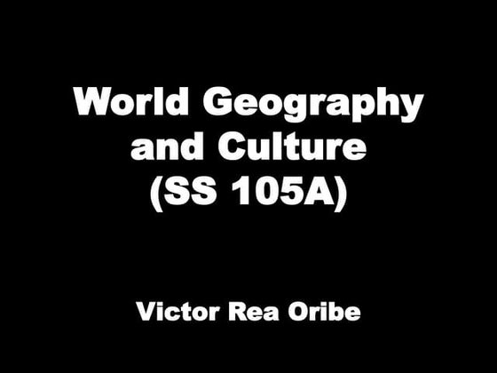The 5 Themes of Geography | PPTX