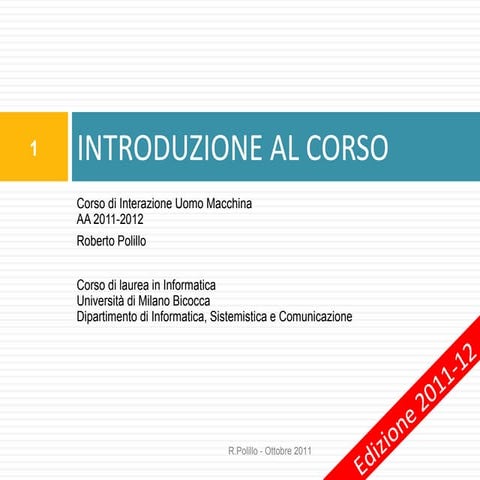1. Introduzione | PPT