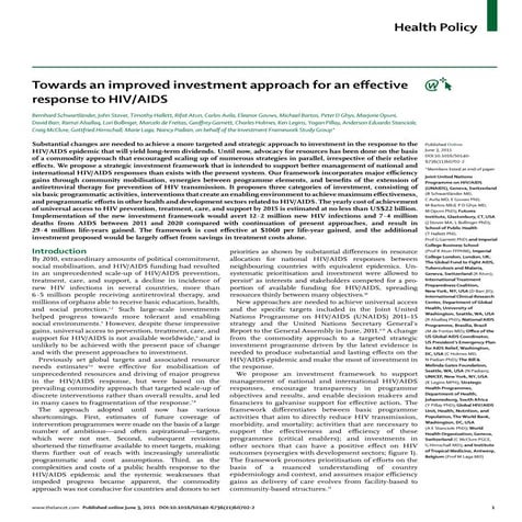 1 investment-framework-lancet-paper | PDF