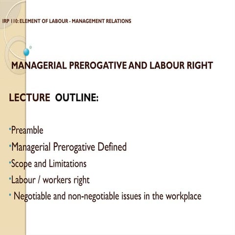 1 - IRP 110 - Managerial Prerogative.pptx