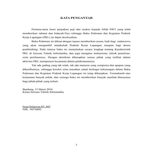 1 kata pengantar | DOC