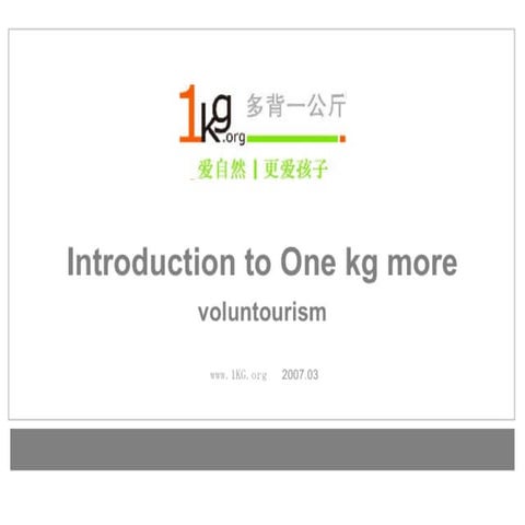 1 Kg Intro English | PPT